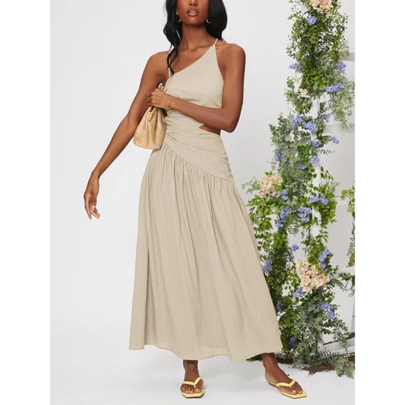Mile High Clozet | Dresses | Myrna Criss Cross Lace Up Backless Cut Out ...